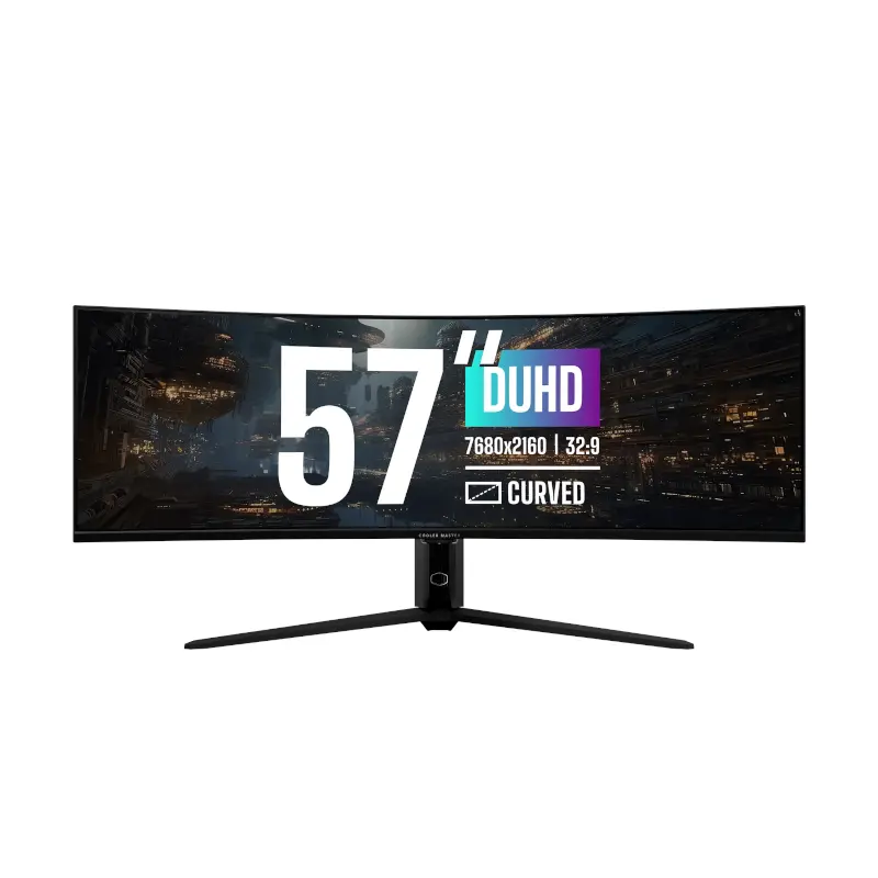 Coolermaster GP57ZS | 57" Dual 4K Gaming Monitor | 120Hz | 7680x2160 ...